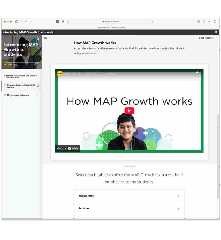 MAP Growth Professional Learning - NWEA