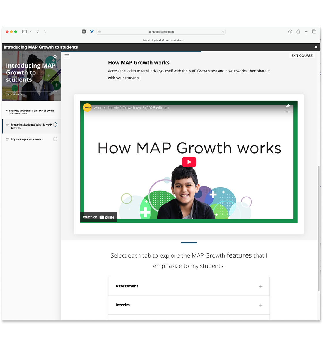 MAP Growth Professional Learning - NWEA